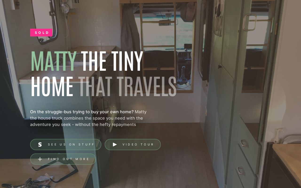 Matty the Tiny Home that travels